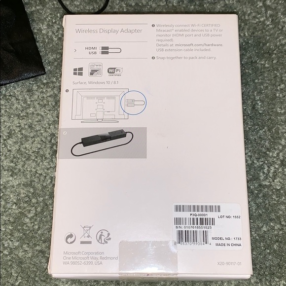 Microsoft | Other | New Microsoft Wireless Display Adaptor Wspeakers ...